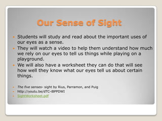 The five senses original | PPT