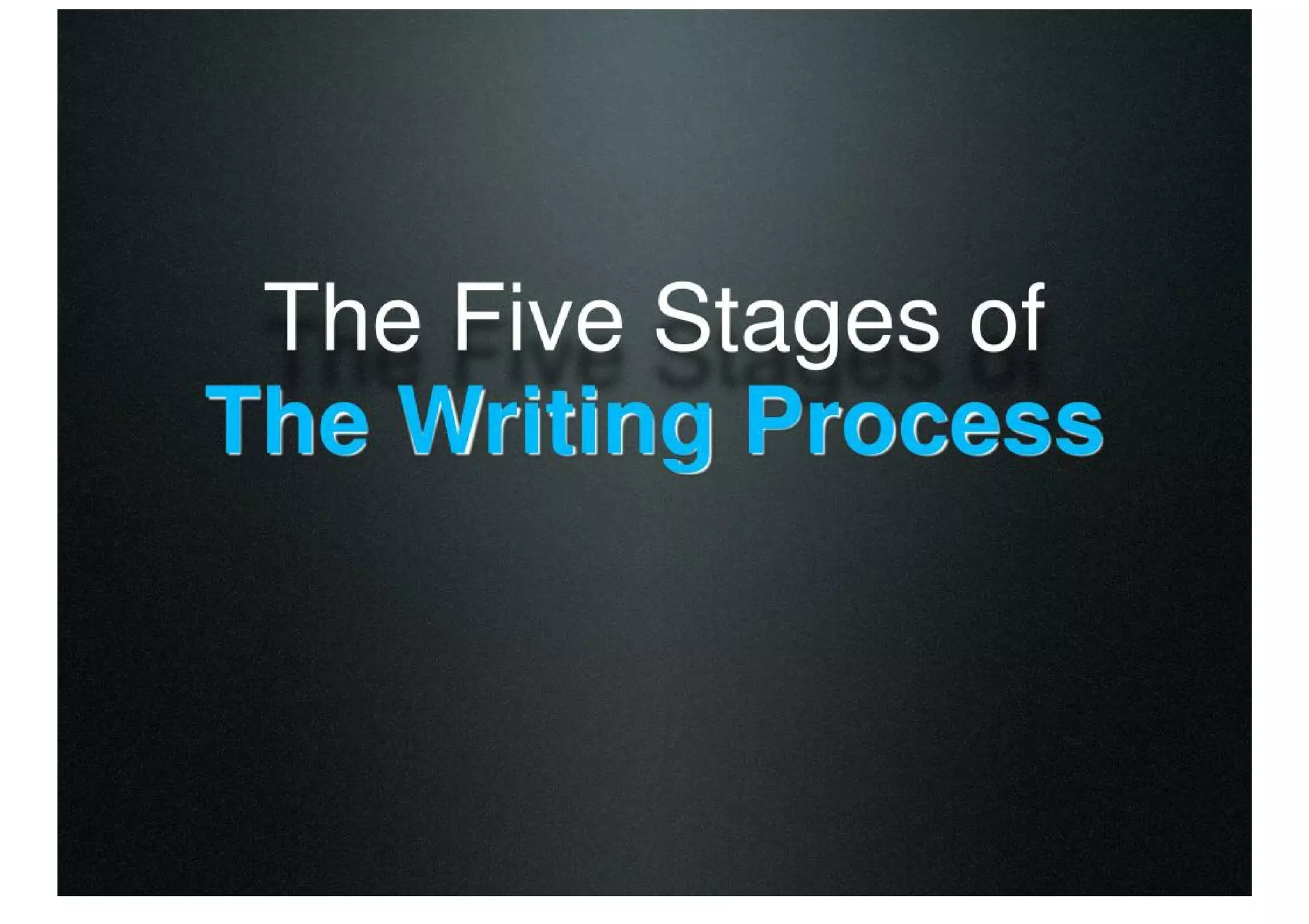 The Five Stages Of | PDF
