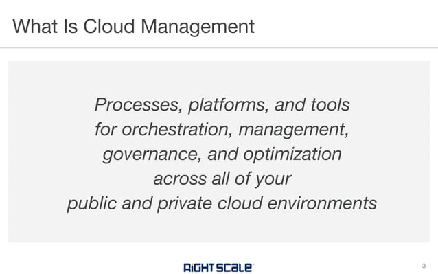 The 5 Stages of Cloud Management for Enterprises | PPT
