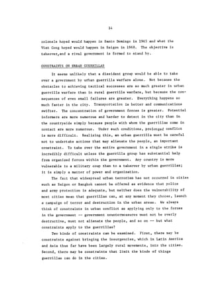 The five stages of urban guerrilla warfare challenge of the 1970s | PDF