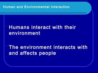 The five themes of geography | PPT