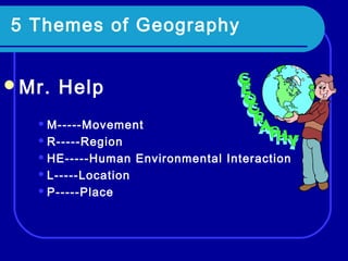 The five themes of geography | PPT