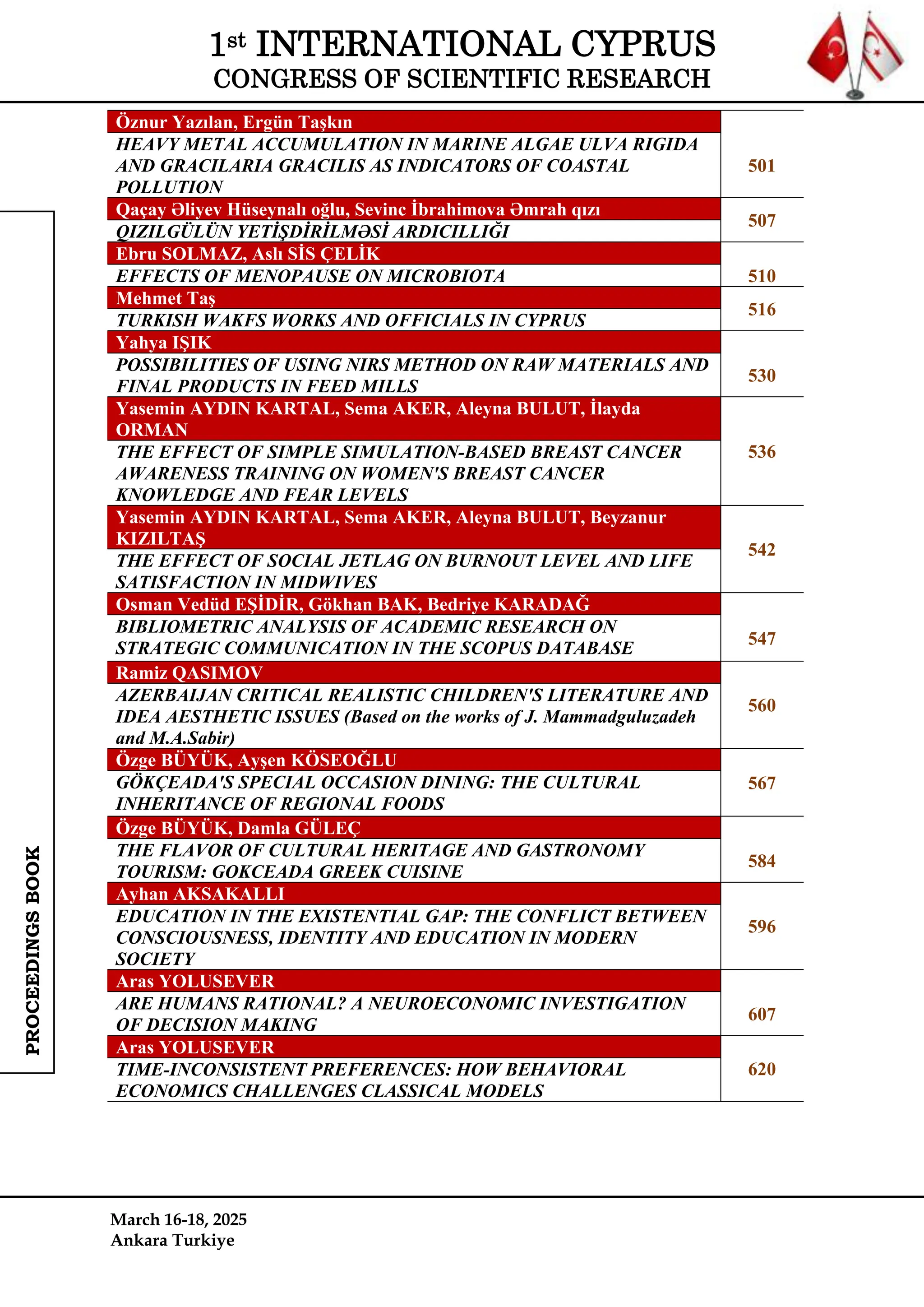 THE FLAVOR OF CULTURAL HERITAGE AND GASTRONOMY TOURISM- GOKCEADA GREEK CUISINE-Özge Büyük-Damla ...