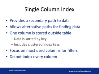 The Flavors of Non-Clustered Indexes | PPT