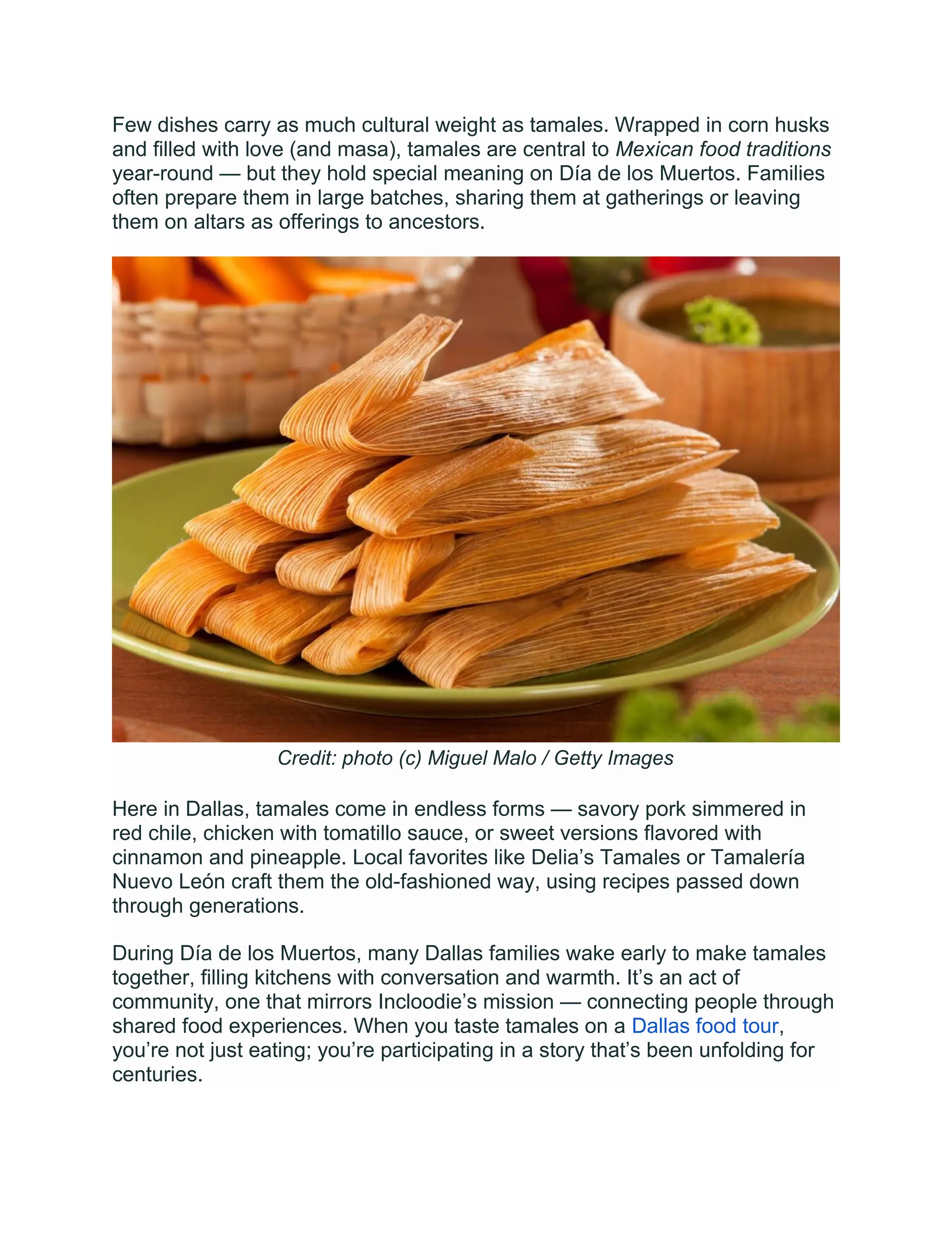 Celebrate Día de los Muertos with Incloodie – Dallas Food Tour | DOCX