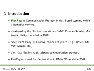 The flex ray protocol | PDF