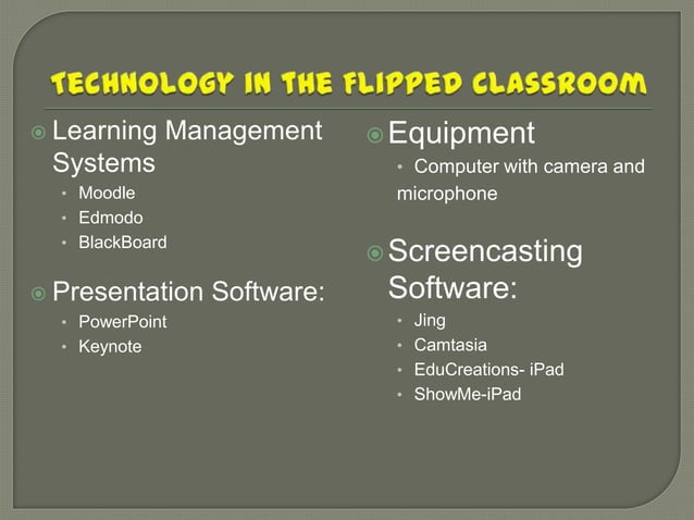 The flipped classroom | PPTX