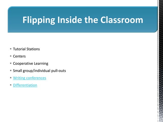 The flipped classroom | PPTX