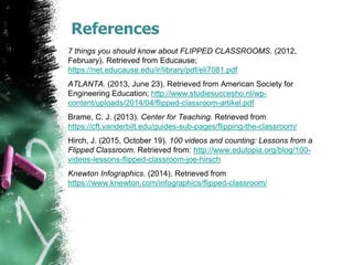The flipped classroom | PPTX