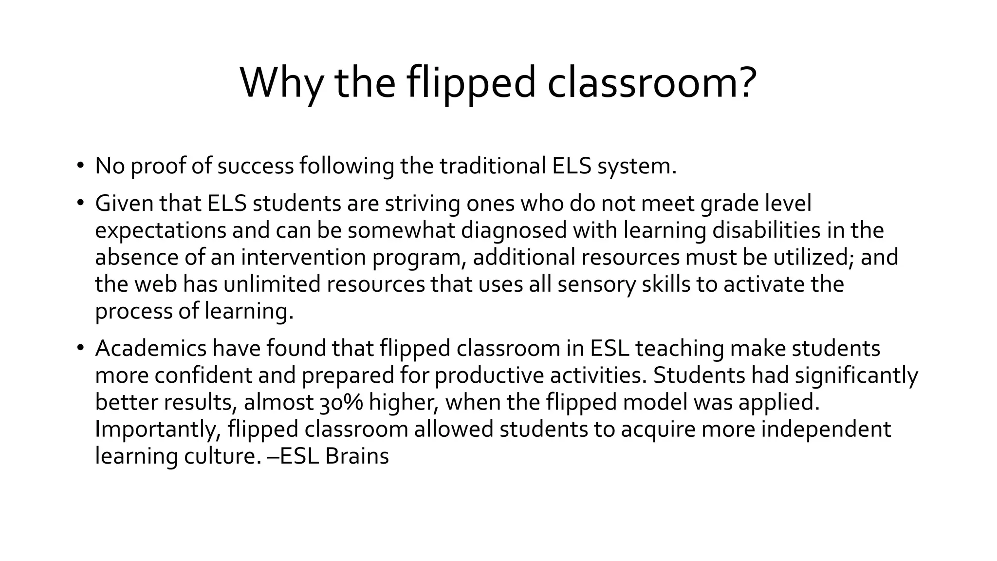 The Flipped Classroom | PPT