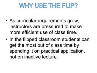 The flipped classroom | PPTX