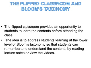 The flipped classroom | PPTX
