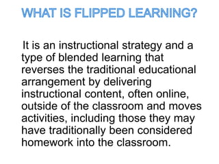 The flipped classroom | PPTX