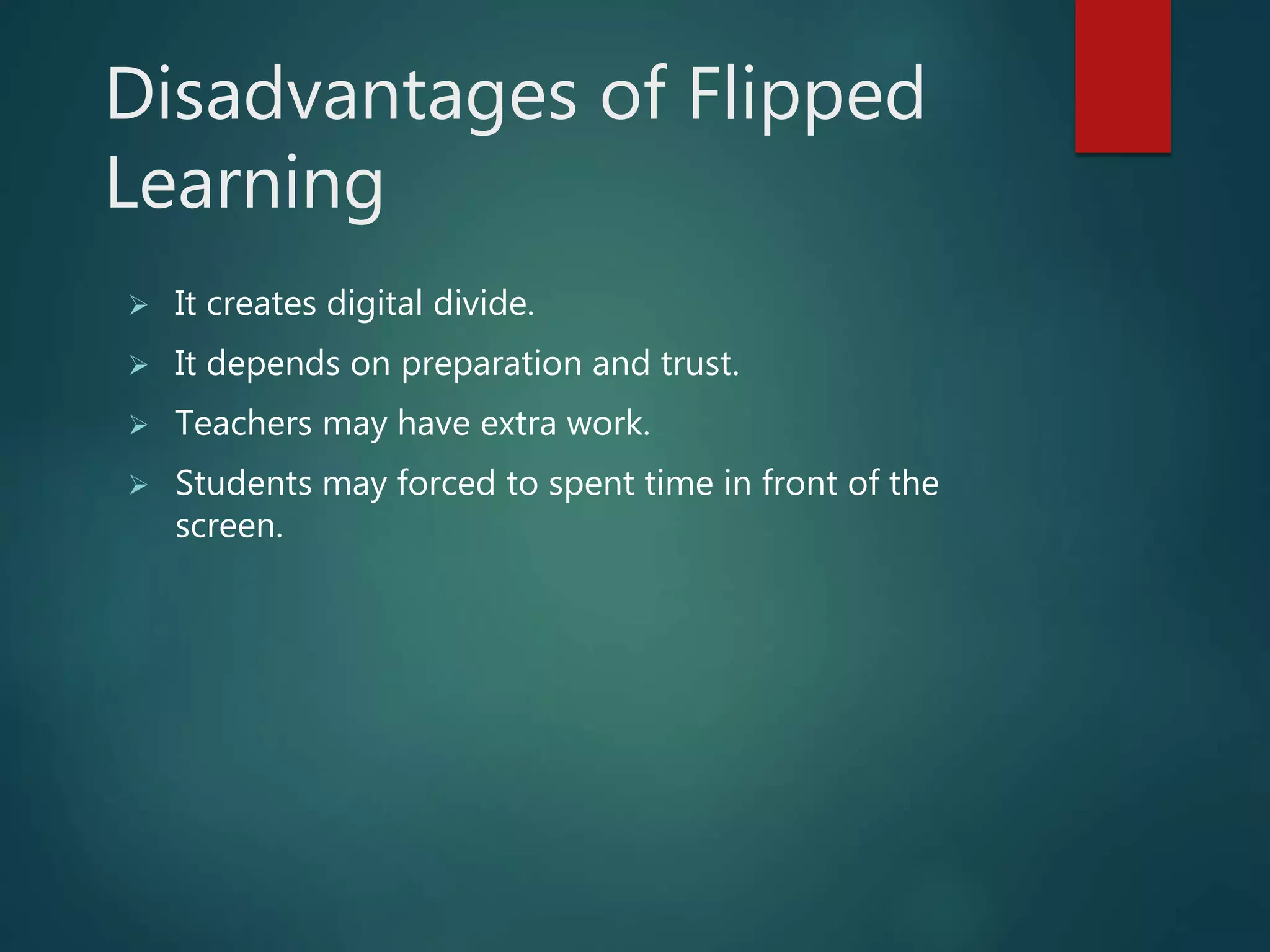 The flipped classroom | PPT