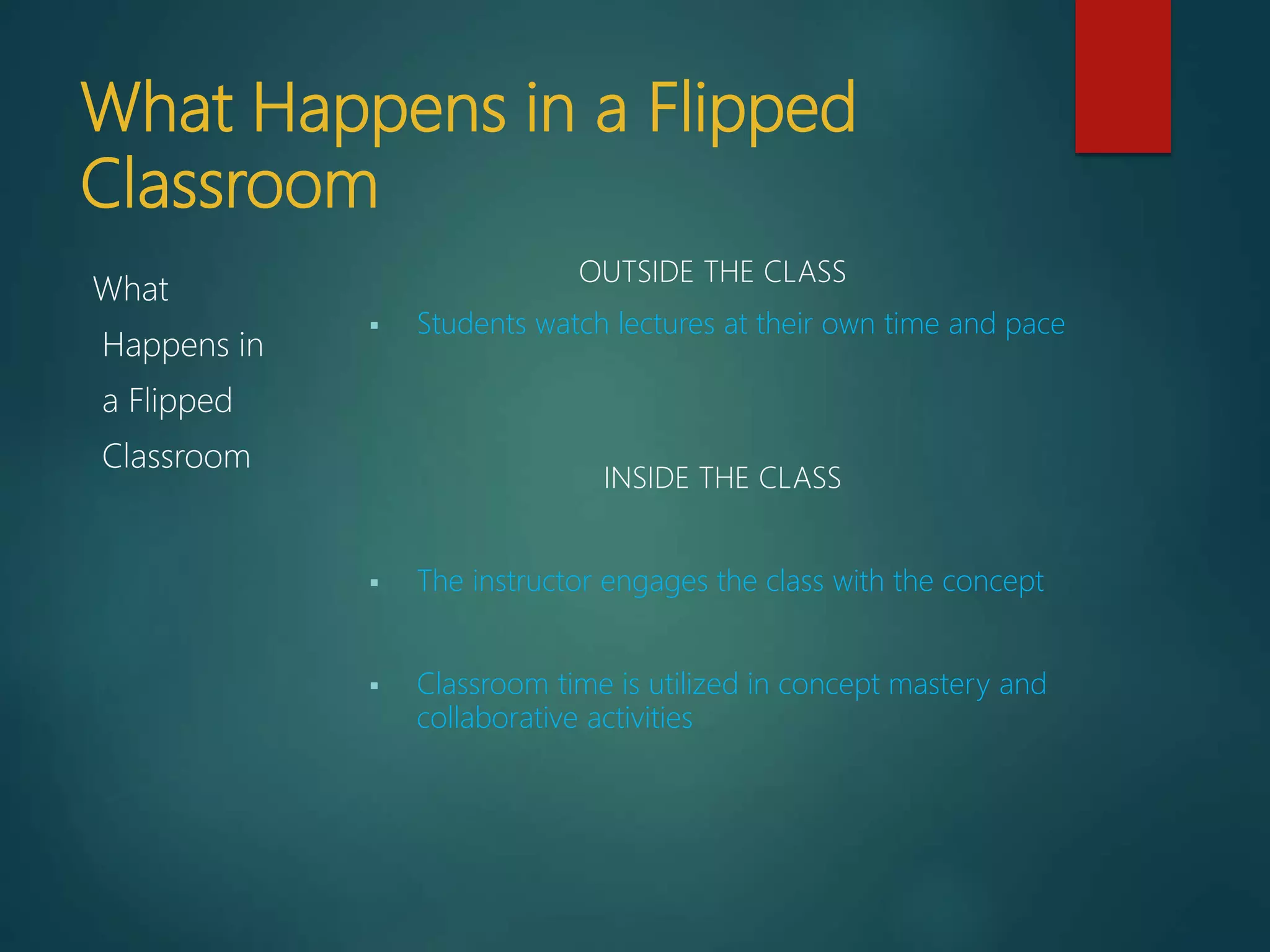 The flipped classroom | PPT
