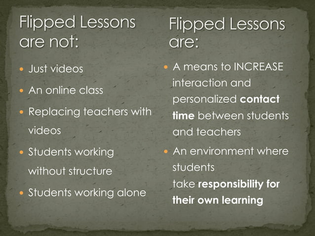 The flipped classroom (2) | PPT
