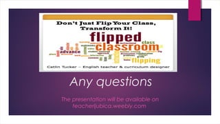 The flipped classroom | PPT