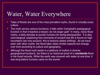 Comparative Myth: The Flood | PPT