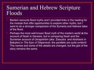 Comparative Myth: The Flood | PPT