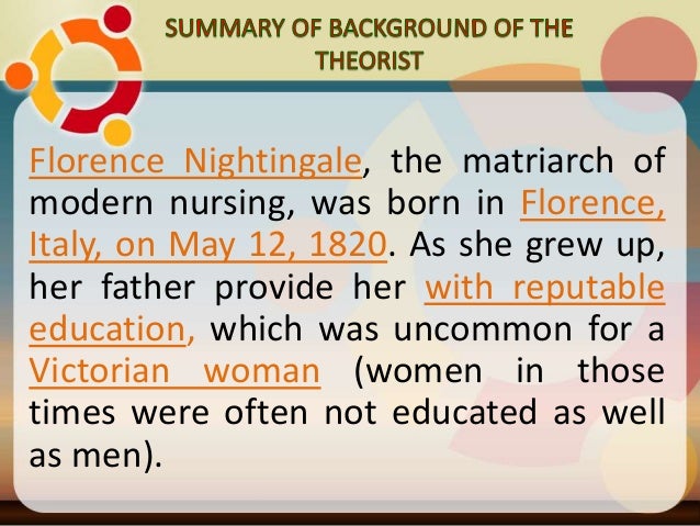 The Florence Nightingale Theory.pptx