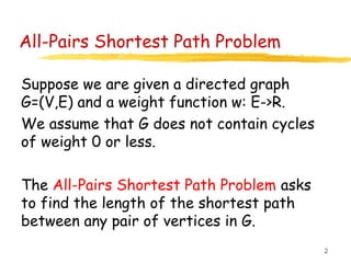 The Floyd-Warshall of design and analysis of Algorithm.ppt