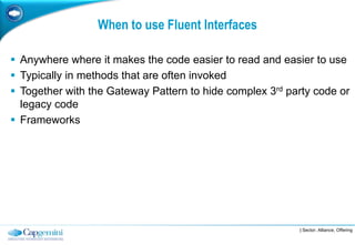 The Fluent Interface Pattern | PPTX | Programming Languages | Computing