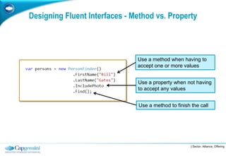 The Fluent Interface Pattern | PPT