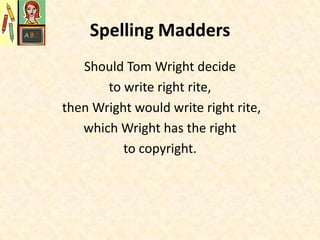 The Foibles Of English | PPTX