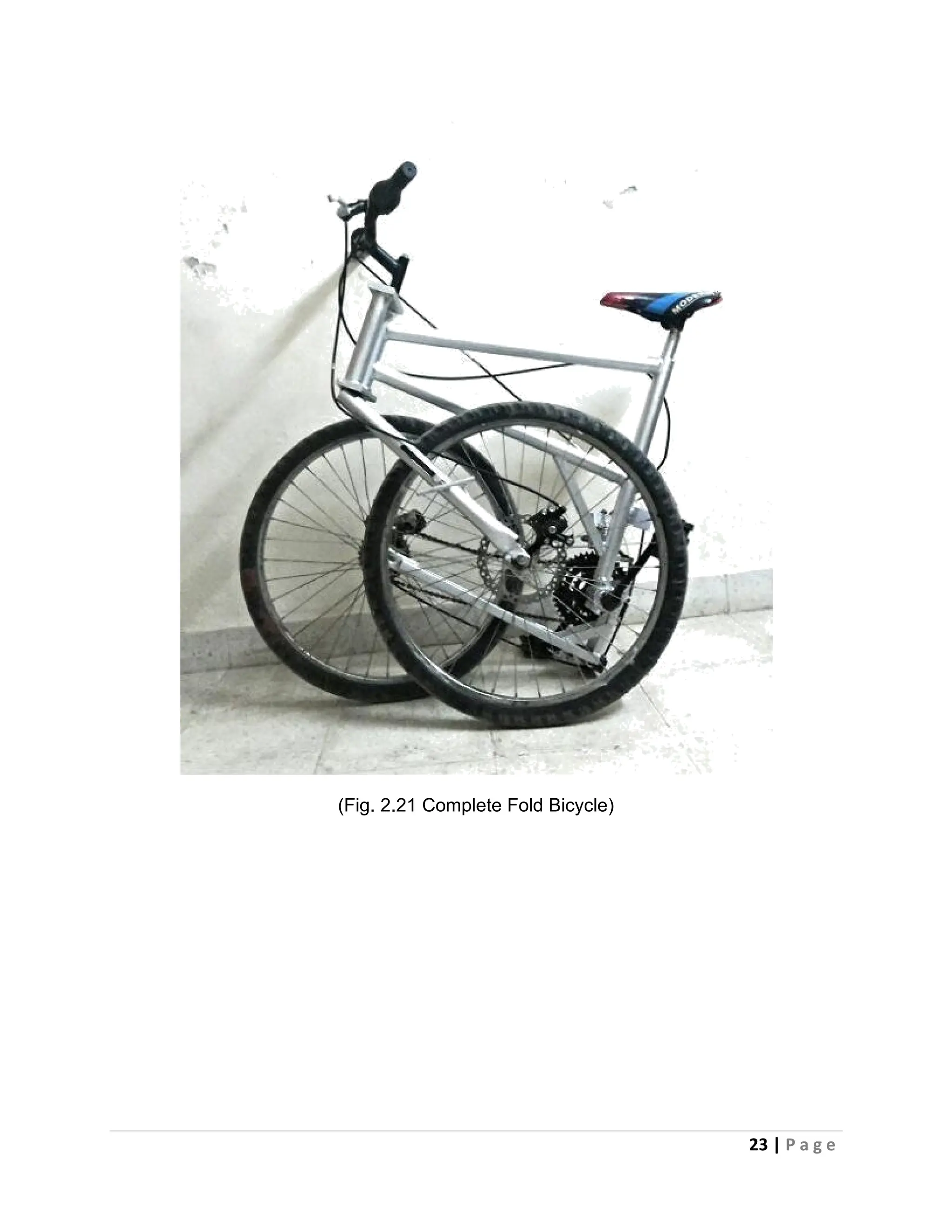 THE FOLDING BICYCLE- New method of Folding Bicycle | PDF
