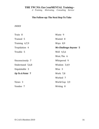 'The Follow up: The Next Step To Take | PDF