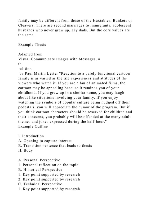 The following is adapted from the work of Paul Martin Lester.In .docx