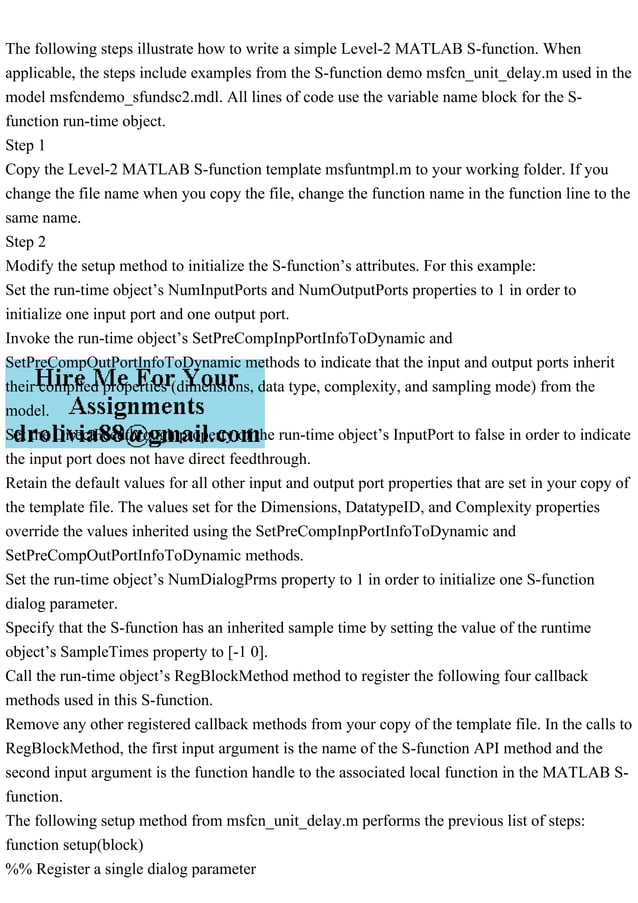 The following steps illustrate how to write a simple Level-2 MATLAB .pdf