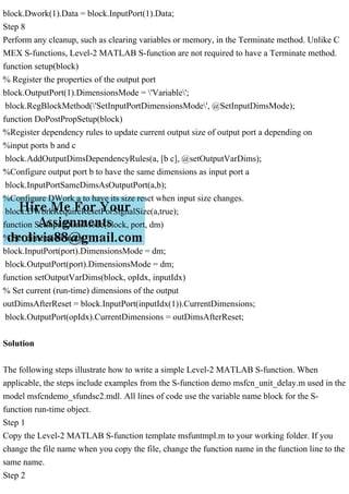 The following steps illustrate how to write a simple Level-2 MATLAB .pdf