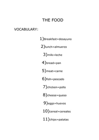 The food | PDF