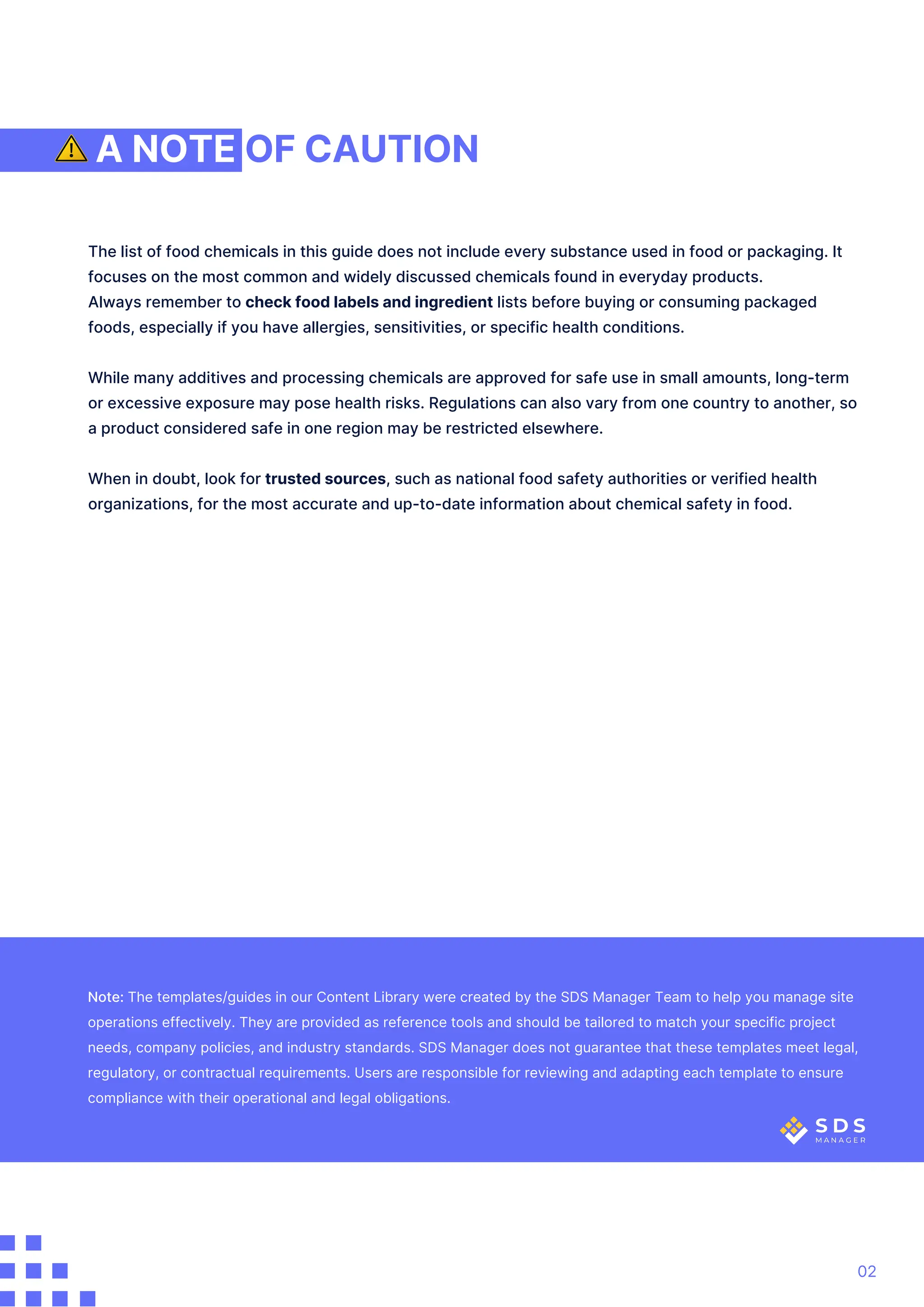 The Food Chemical Reference Guide - Safety, Sources, and Health Effects ...