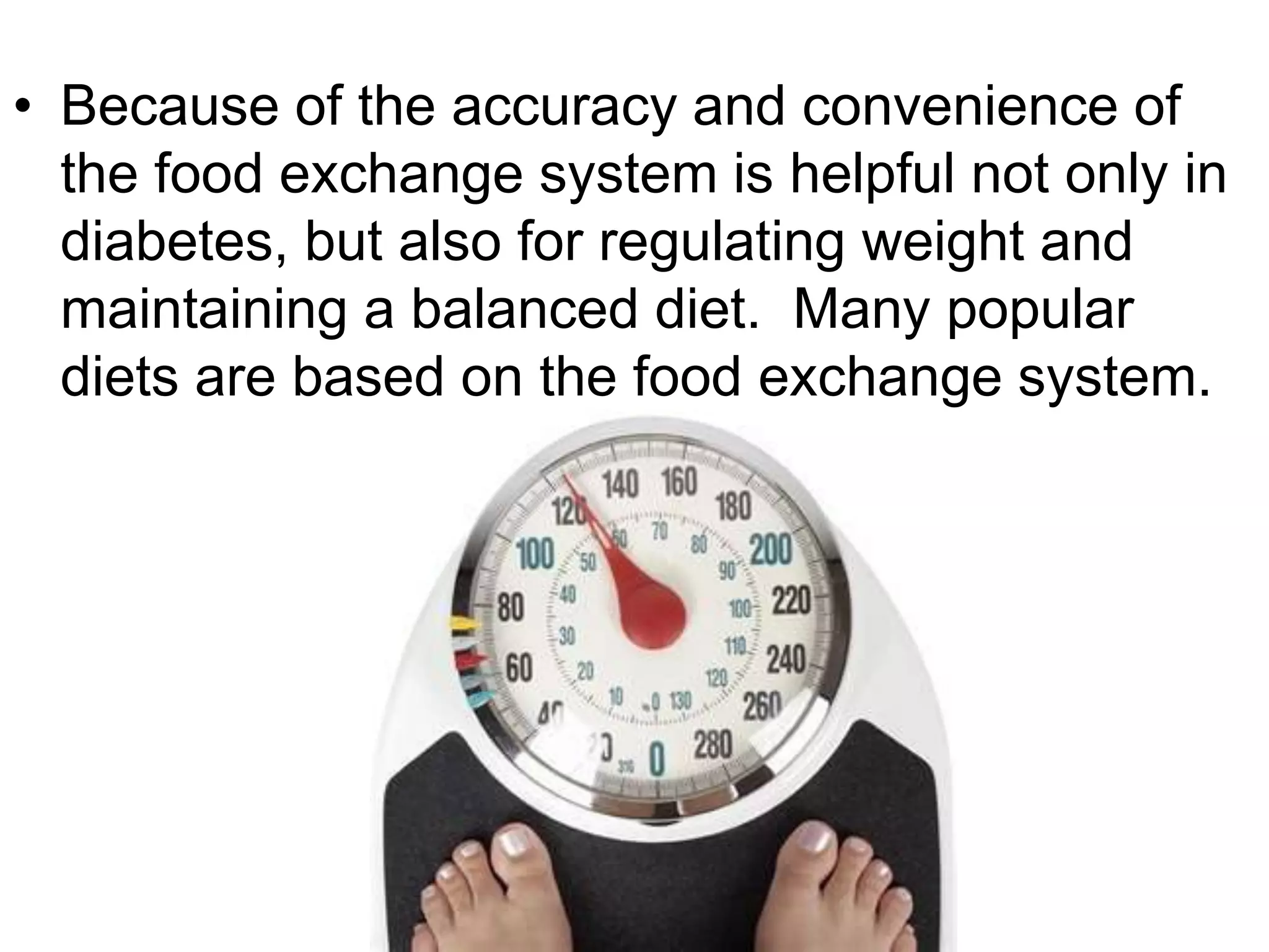 The Food Exchange System | PPT