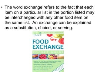 The Food Exchange System | PPT