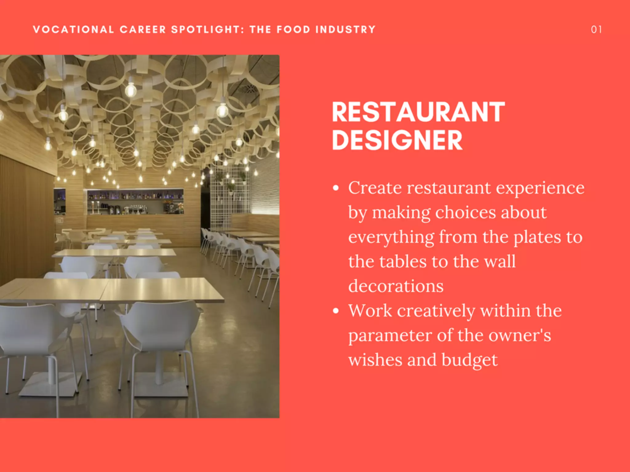 Vocational Career Spotlight: The Food Industry | PDF