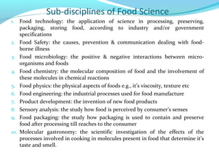 Food Science, Food Processing & Nutritional Security in India : An ...