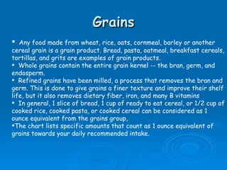 The Food Pyramid | PPT