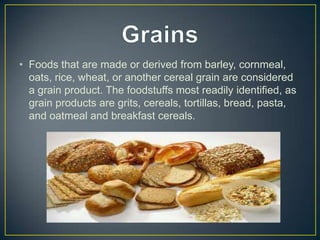 The food pyramid | PPTX