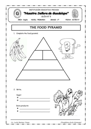 The food pyramid 3ro | DOCX