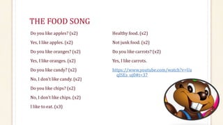 The food song | PPT