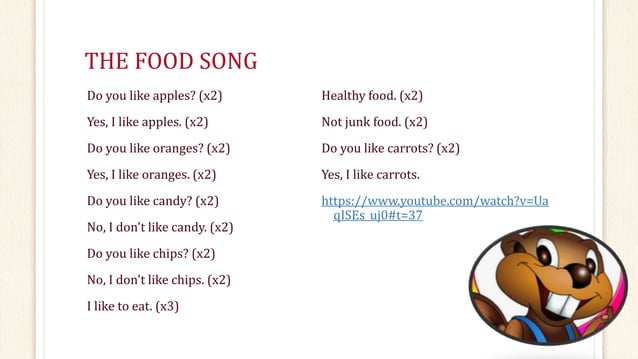 The food song | PPTX