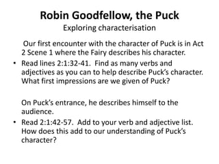 Robin Goodfellow - The Trickster | PPT