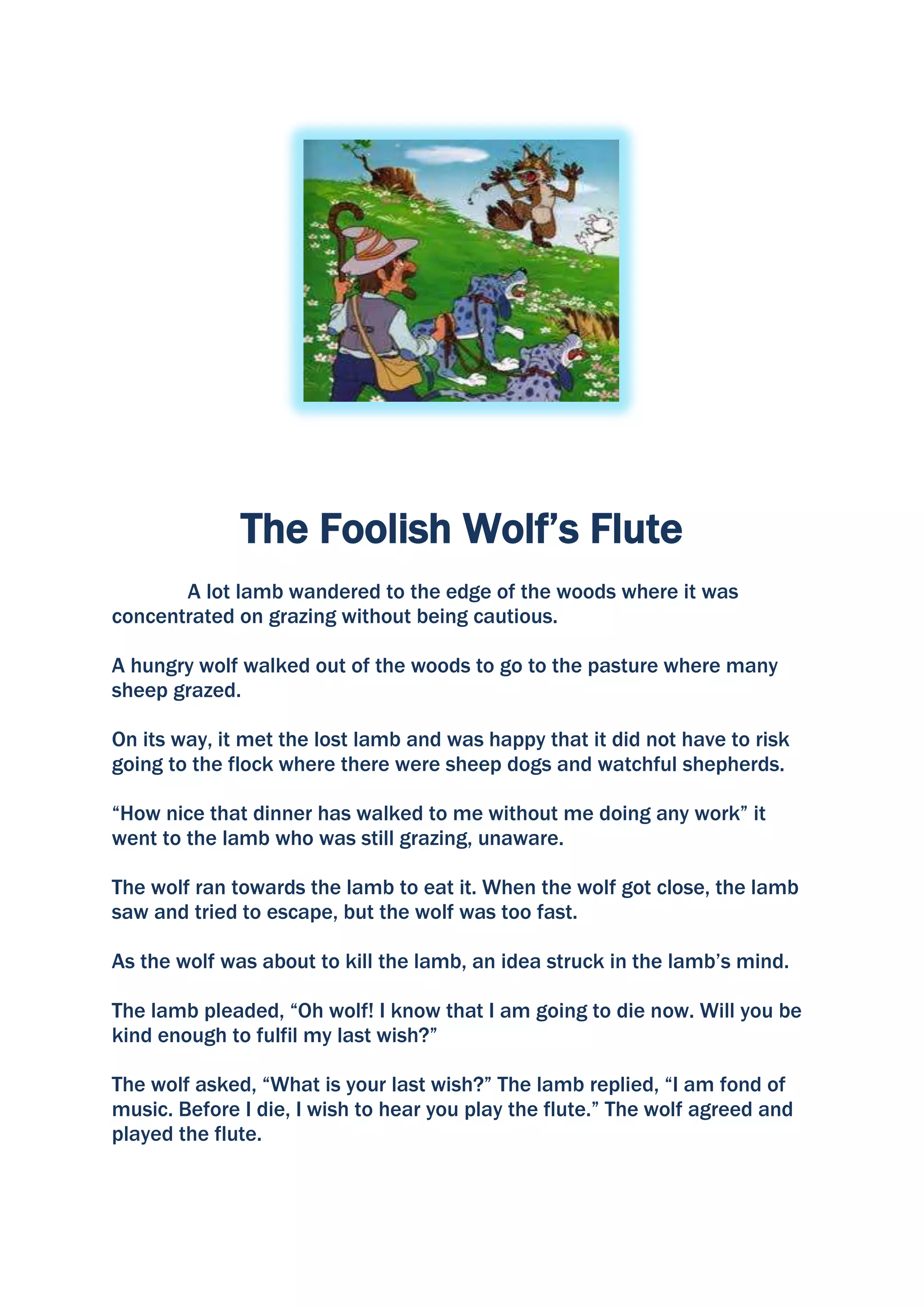 The foolish wolf waree | DOCX