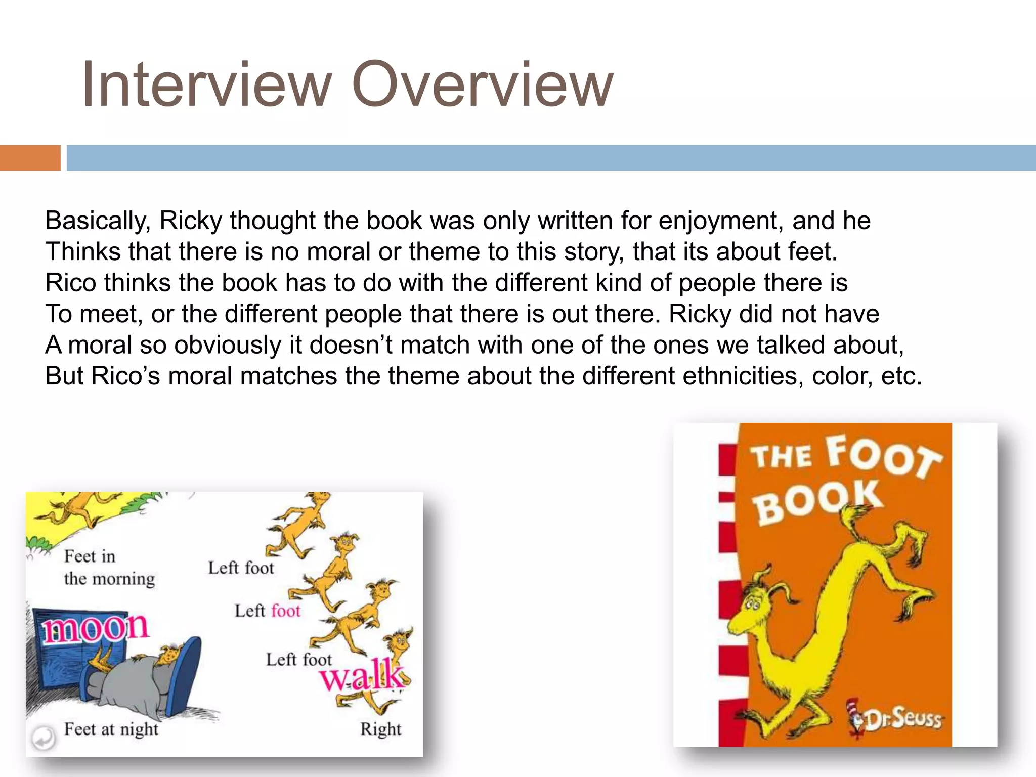 The foot book | PPTX