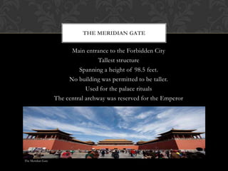 The forbidden city | PPT