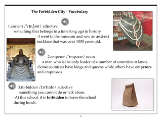 The forbidden city reading text | PDF | Asia Travel | Travel Locations