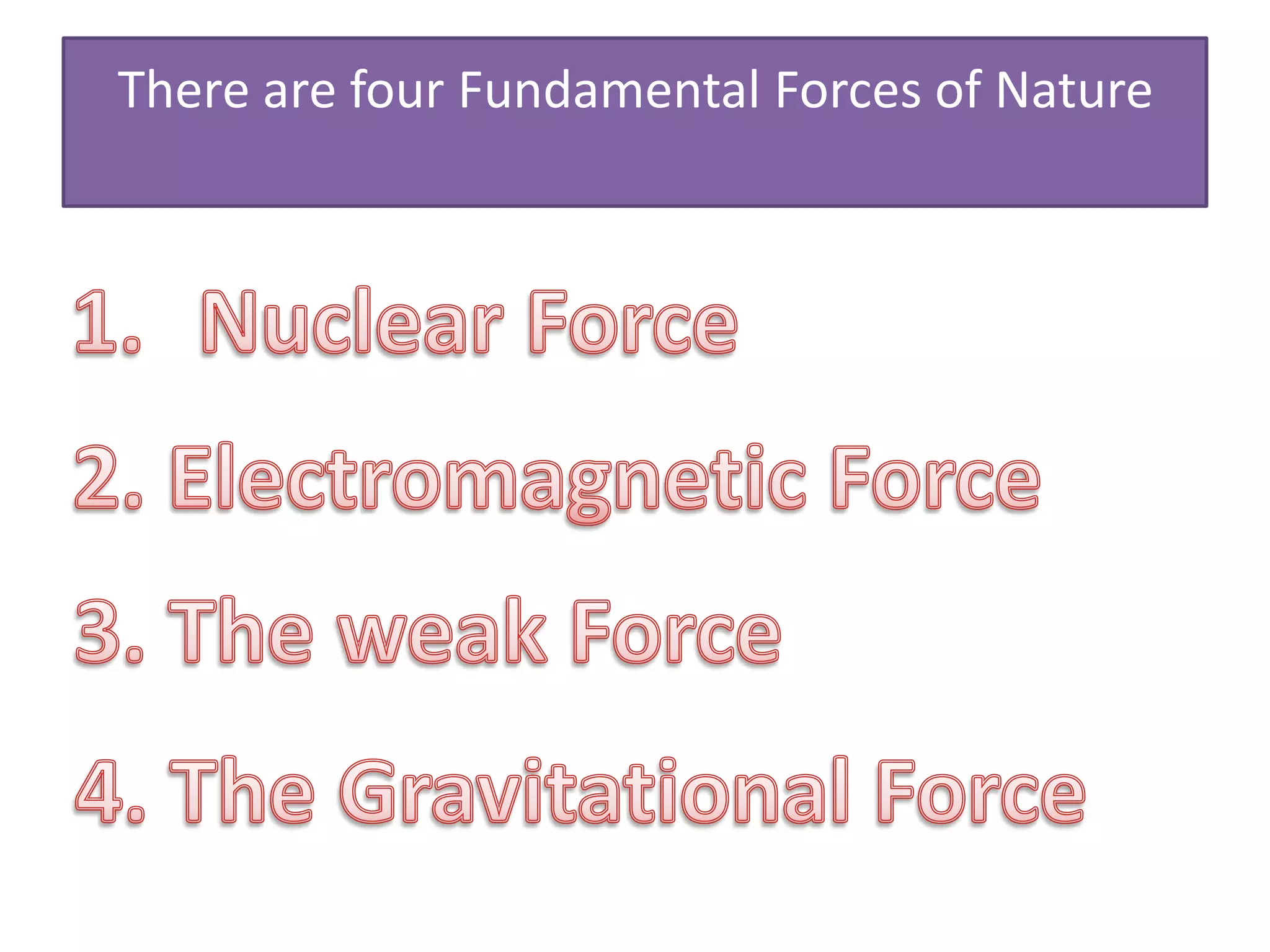 The forces of nature | PPTX